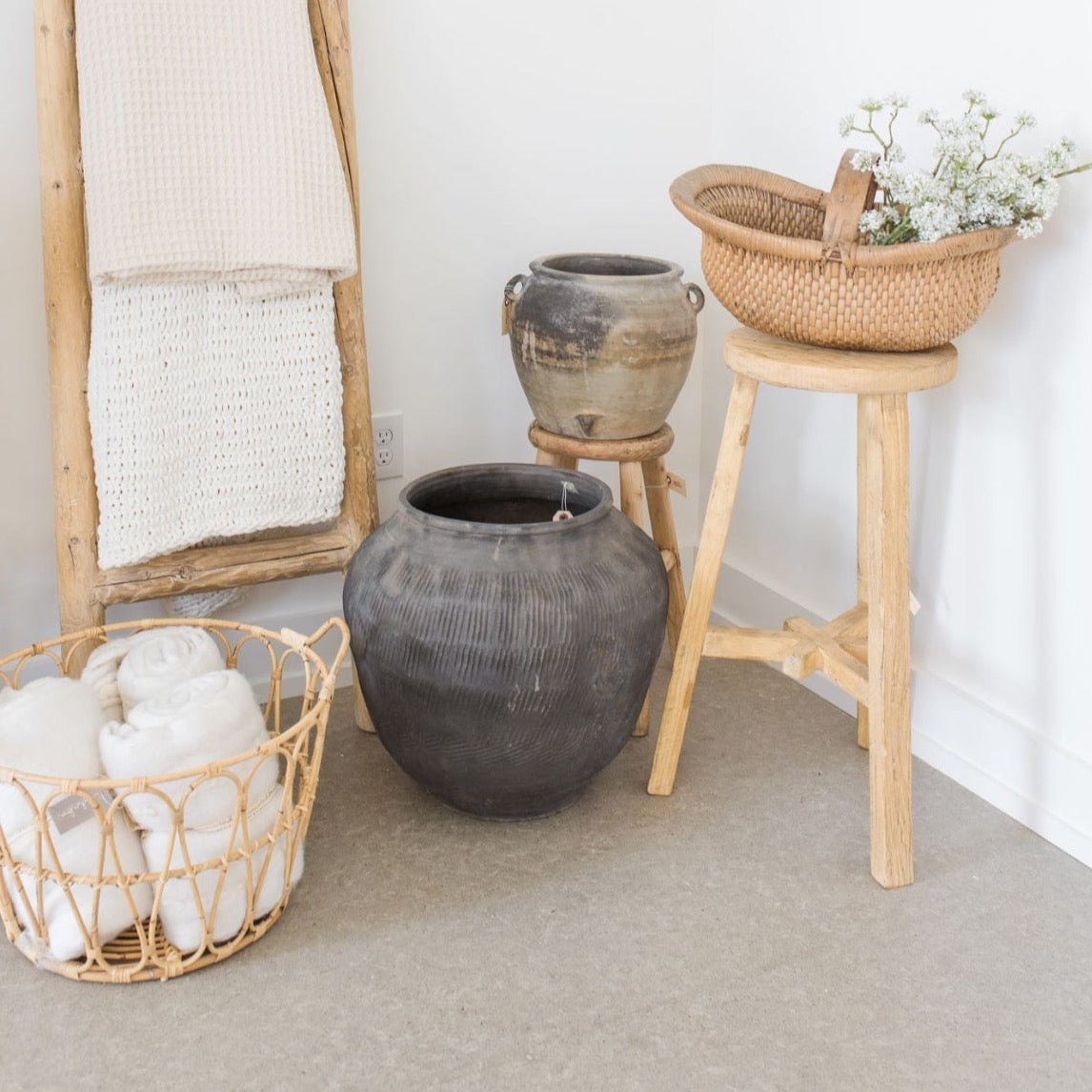 Asher Vintage Pot – Top Knot Living